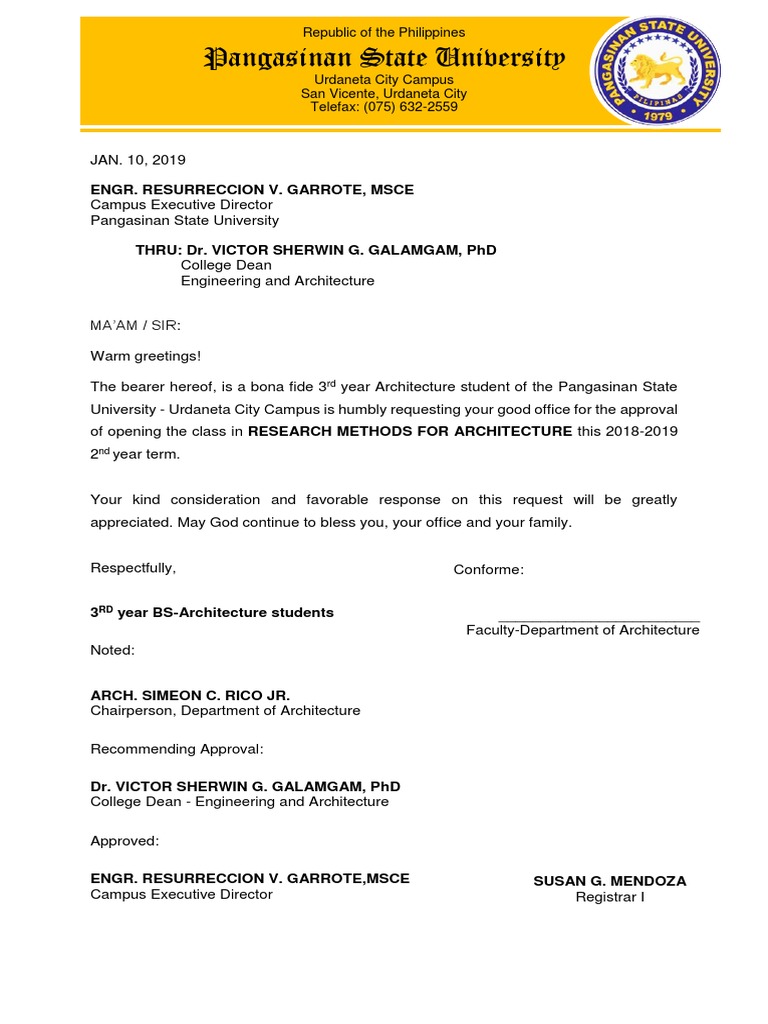 Request Letter (BT 2) | PDF | Science And Technology | Engineering