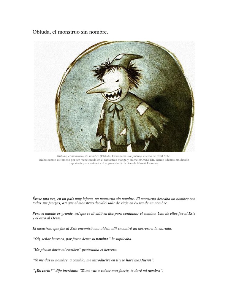 Obluda: El monstruo sin nombre | PDF | Ocio