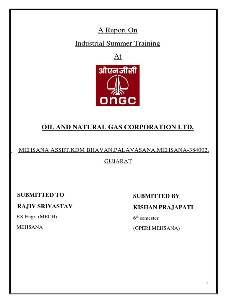 Prince ONGC REPORT Final | PDF | Welding | Construction