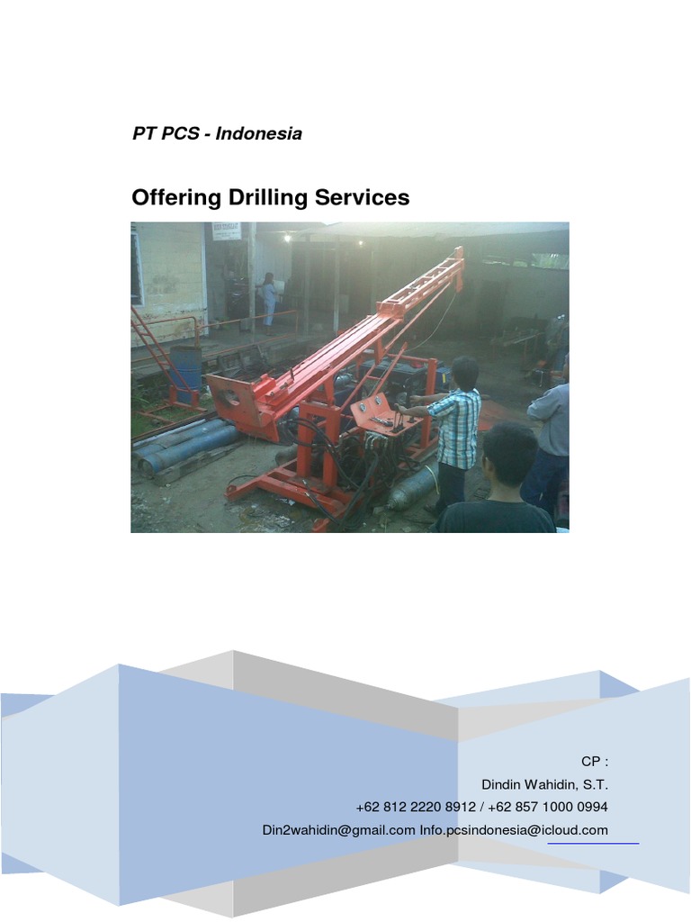 Offer Proposal Drilling | PDF | Asphalt | Nature