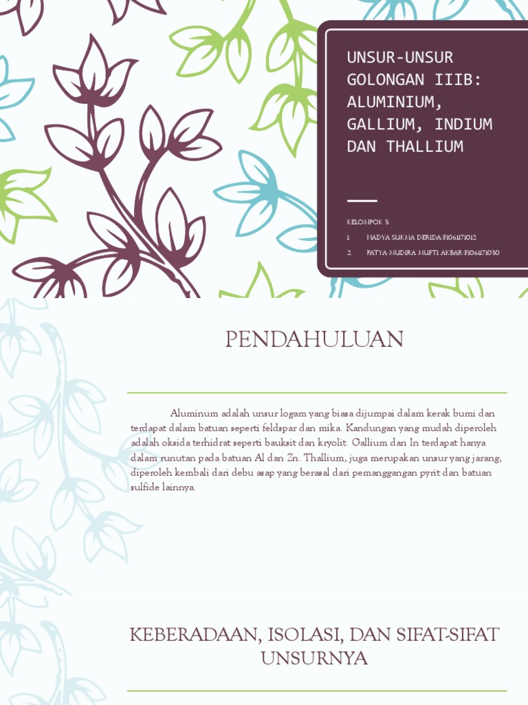 Unsur-Unsur Golongan Iiib | PDF