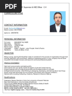 WORK PERMIT RECEIVER RESUME Latest | PDF