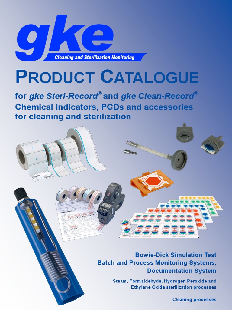 Product Catalogue Chemical Indicators | PDF | Sterilization ...