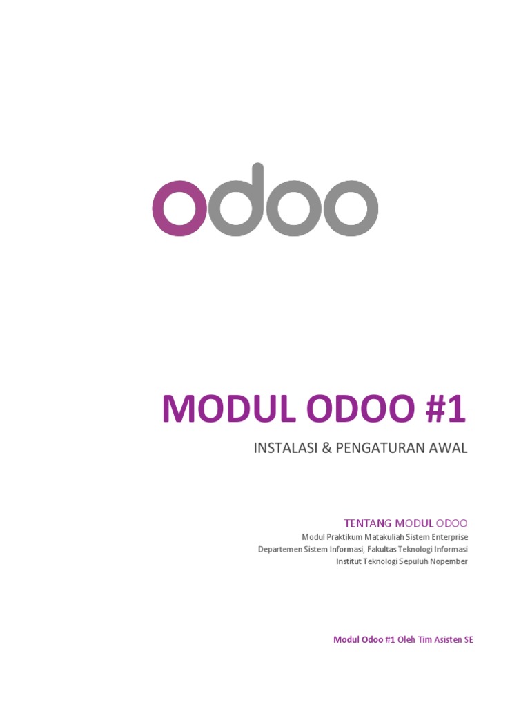 Modul Odoo - 1 - Instalasi Dan Pengaturan Awal | PDF | Komputer