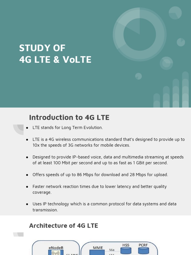 Volte and 4glte | PDF | Ip Multimedia Subsystem | Lte (Telecommunication)