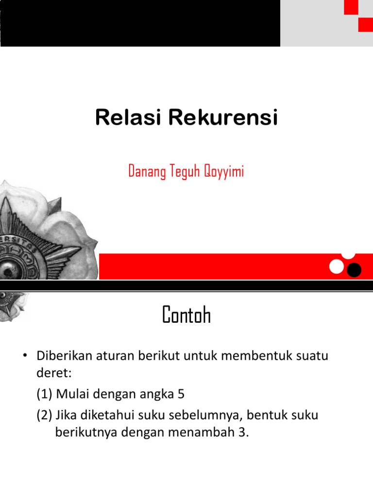 Relasi Rekurensi | PDF