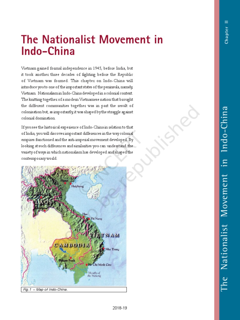 The Nationalist Movement in Indo-China | PDF | Vietnam | Colonialism