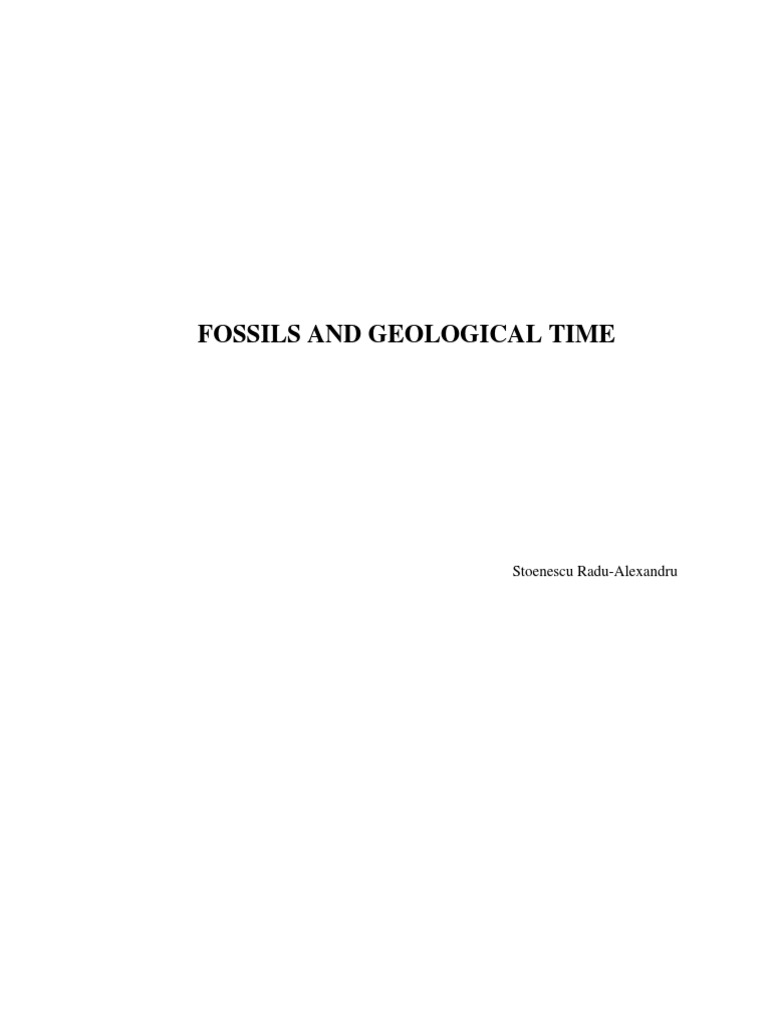 Fossils and Geological Time | PDF | Fossil | Geologic Time Scale