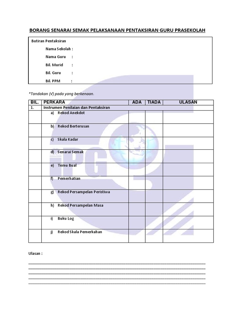 Borang | PDF