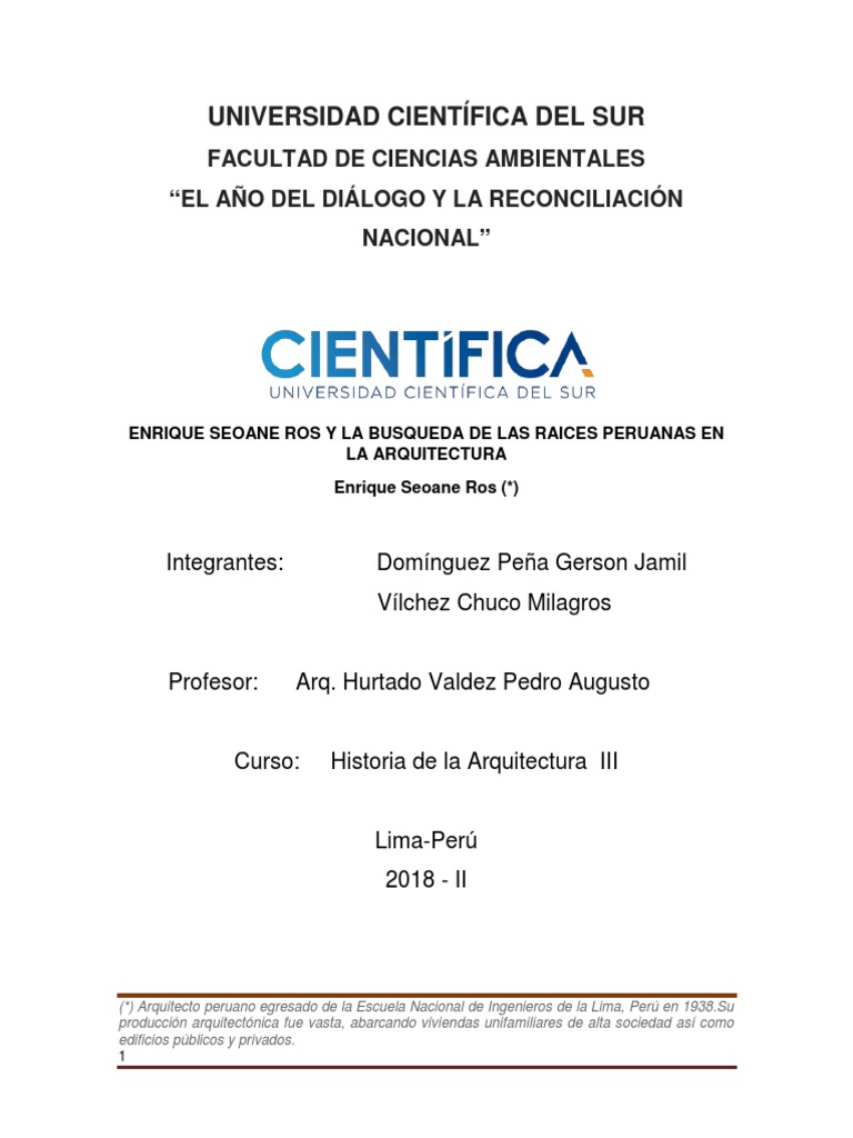 Enrique Seoane Ros Final | PDF | Lima | Perú
