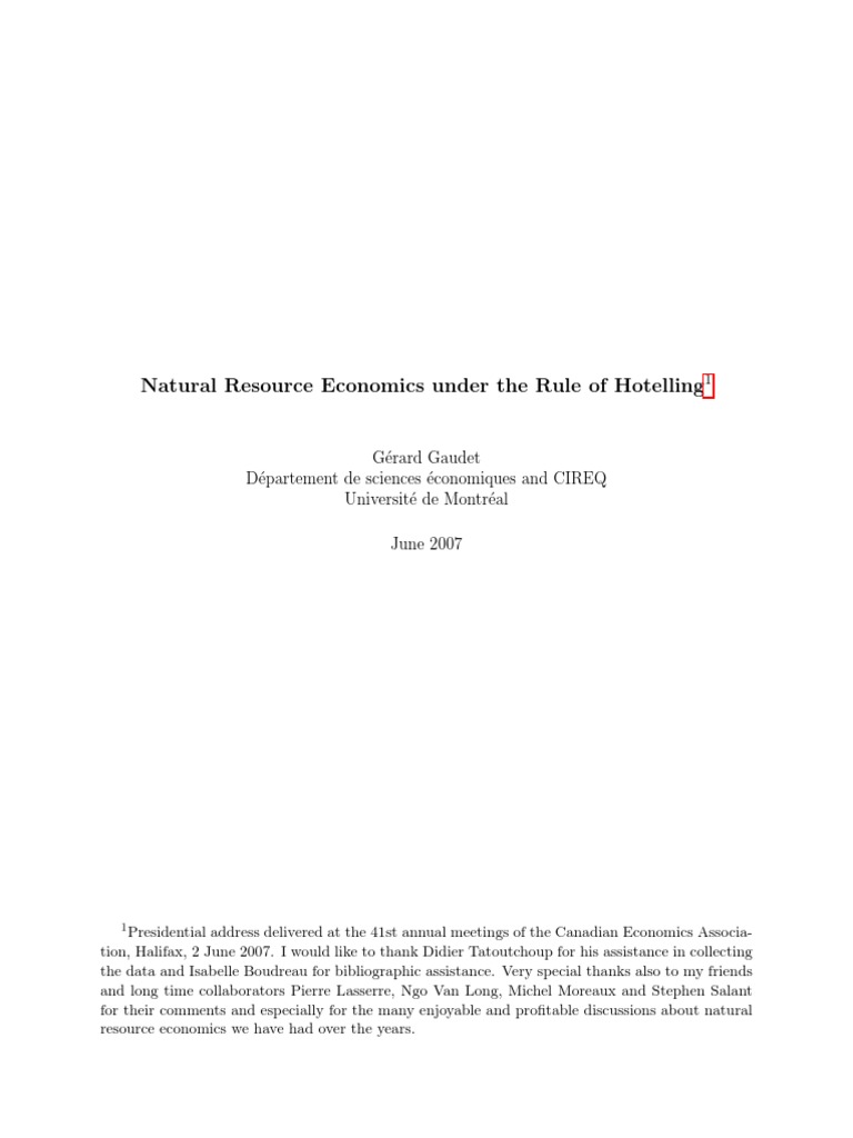 Hotelling Lemma150319 PDF | PDF | Monopoly | Perfect Competition