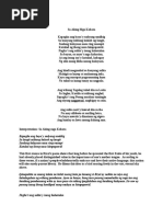 Pagsusuri Sa Tulang Sa Aking Mga Kababata Ni Dr. Jose P. Rizal | PDF