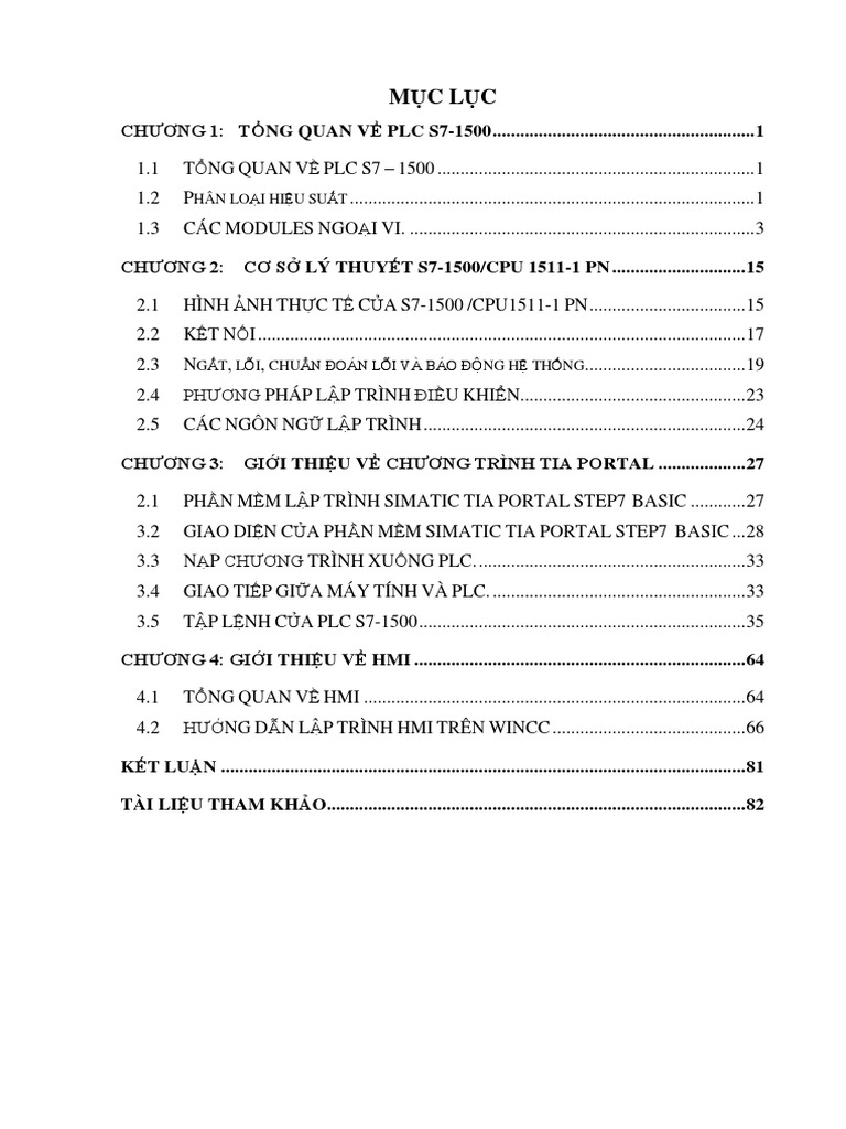 Tai Lieu PLC S7-1500 | PDF