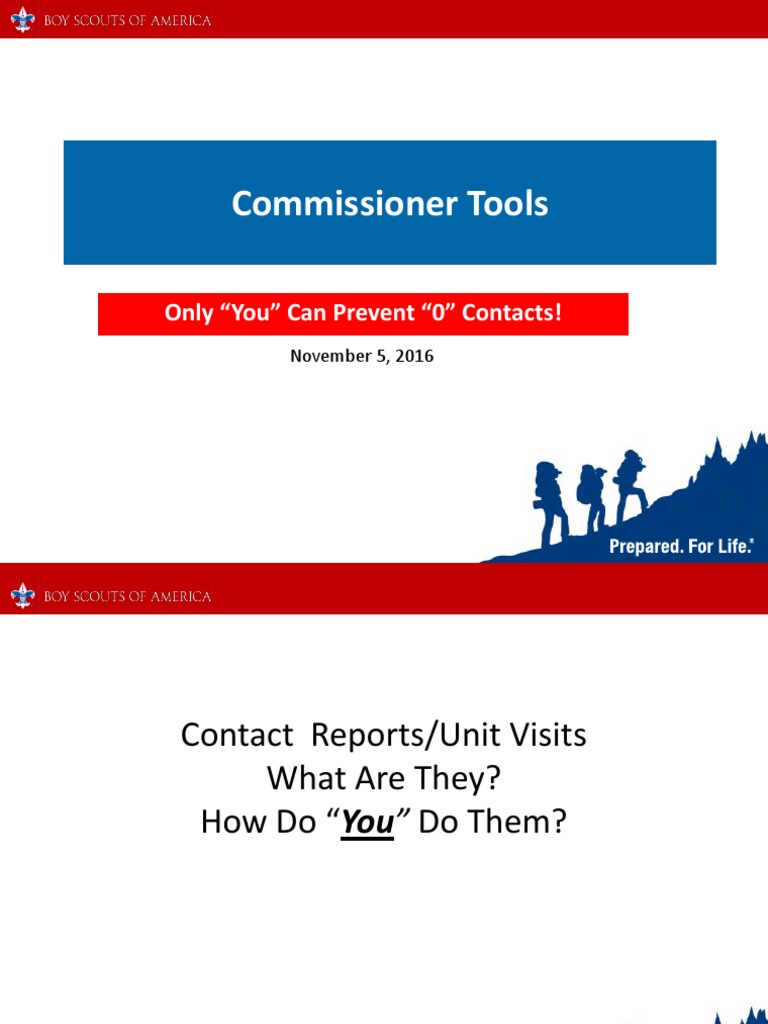 Commissioner Tools: Only "You" Can Prevent "0" Contacts! | PDF ...