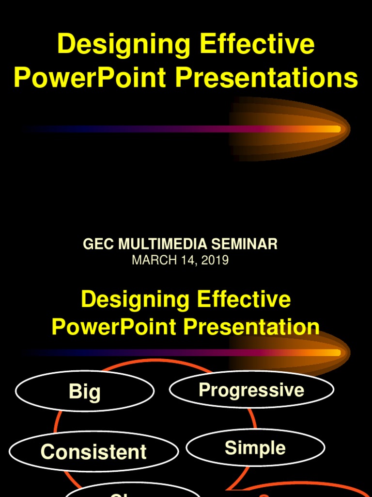 Designing Effective PowerPoint Presentations 2019 | PDF | Typefaces ...