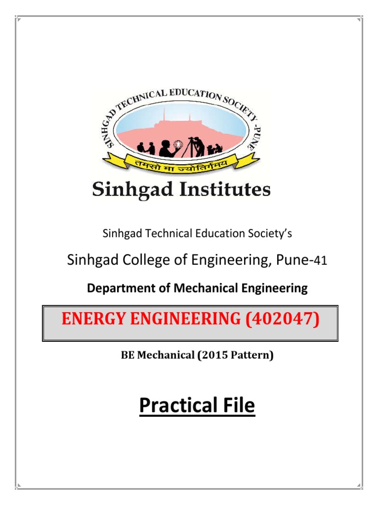 Energy Engg.-Lab Manual | PDF | Cogeneration | Boiler
