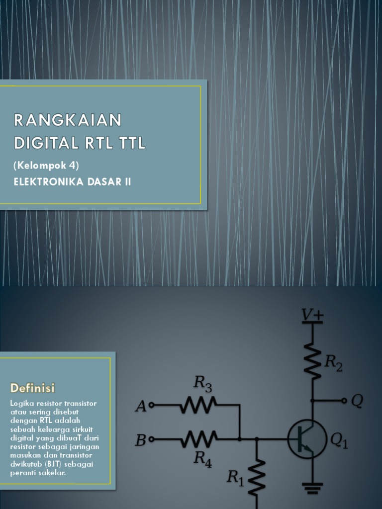 Rangkaian Digital RTL TTL | PDF