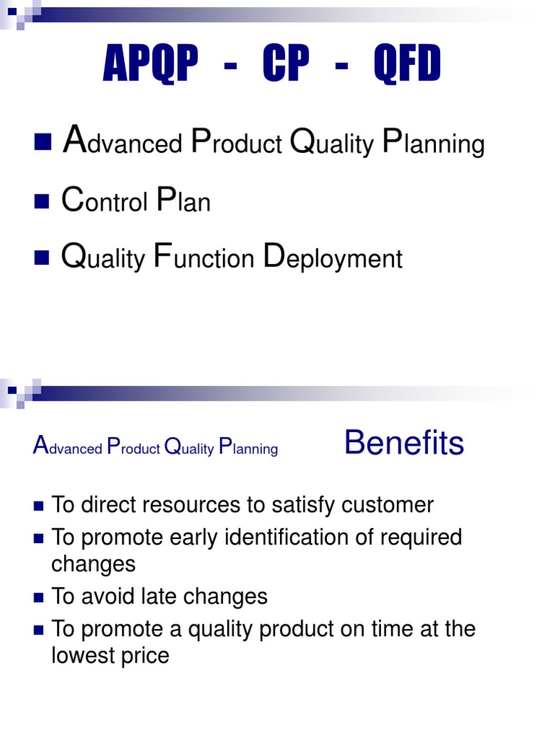 APQP Training Program | PDF