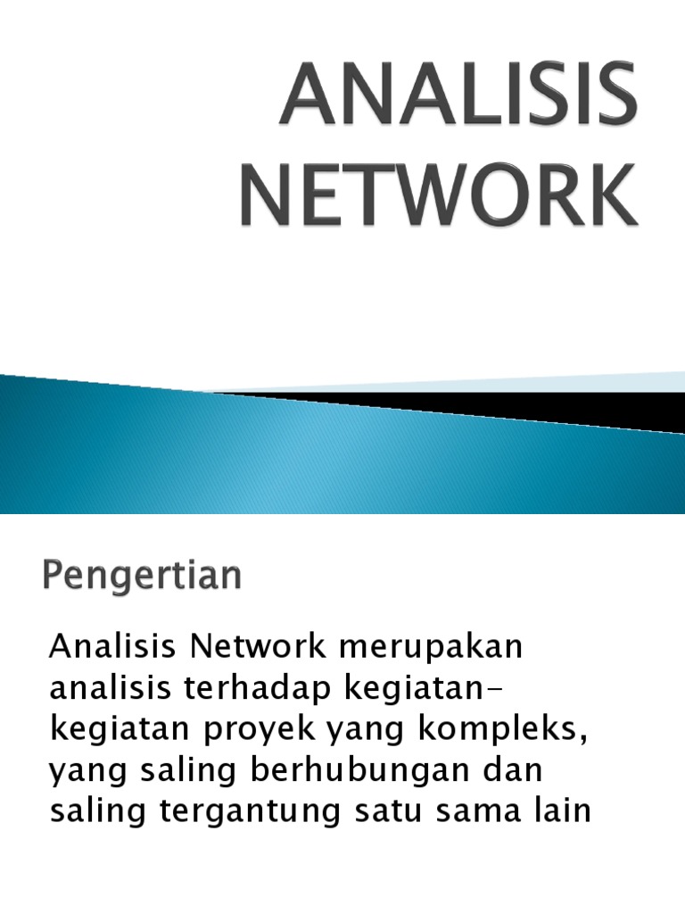 Analisis Network Revisi | PDF