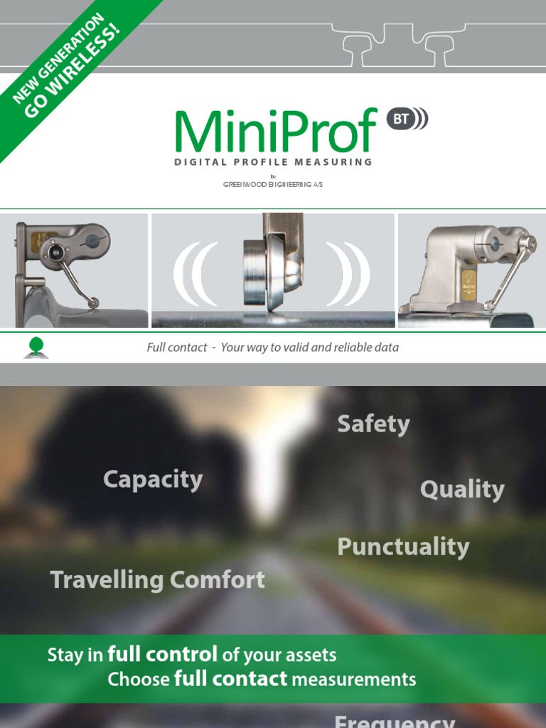 MiniProf BT: Advanced Profile Measurement System | PDF | Angle | Data ...