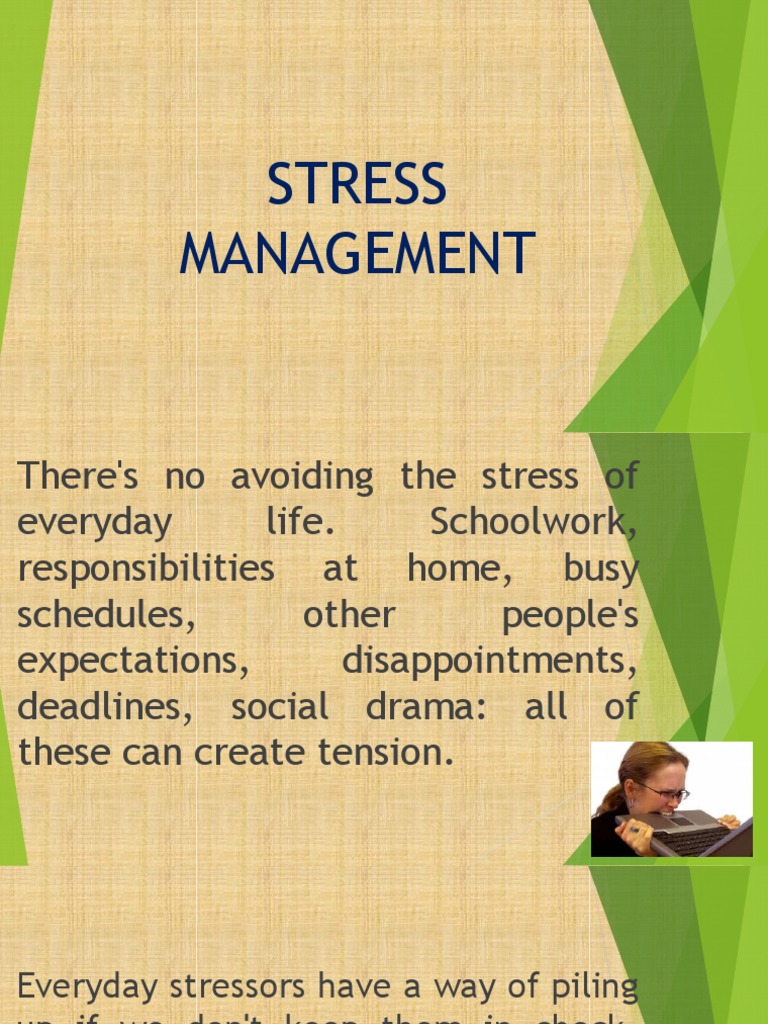 Stress Management Techniques Overview | PDF | Stress Management ...