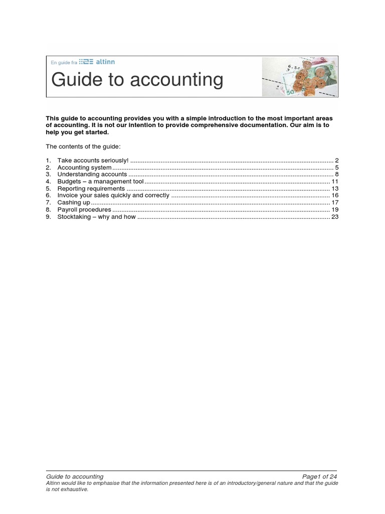 Guide To Accounting PDF | PDF | Payroll Tax | Debits And Credits