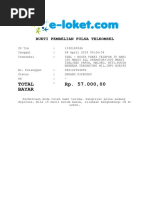 Contoh Struk Token Listrik | PDF