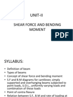 SOM - SF and BM Formulas | PDF | Bending | Strength Of Materials