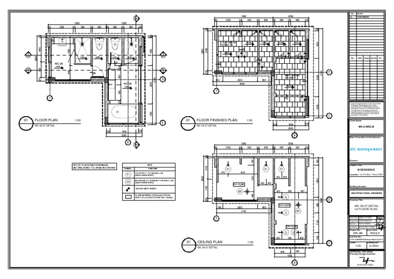 Floor Finishes Plan 01 Floor Plan 01: Aic Management | PDF | Drawing ...