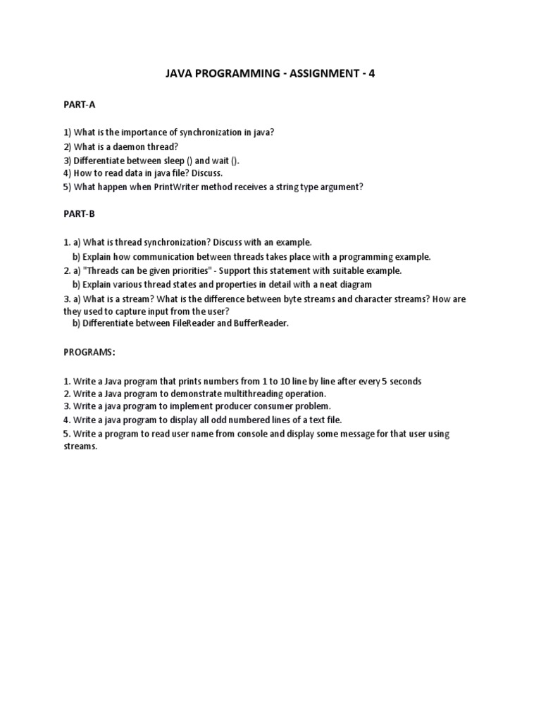 JP Assignment 4 | PDF