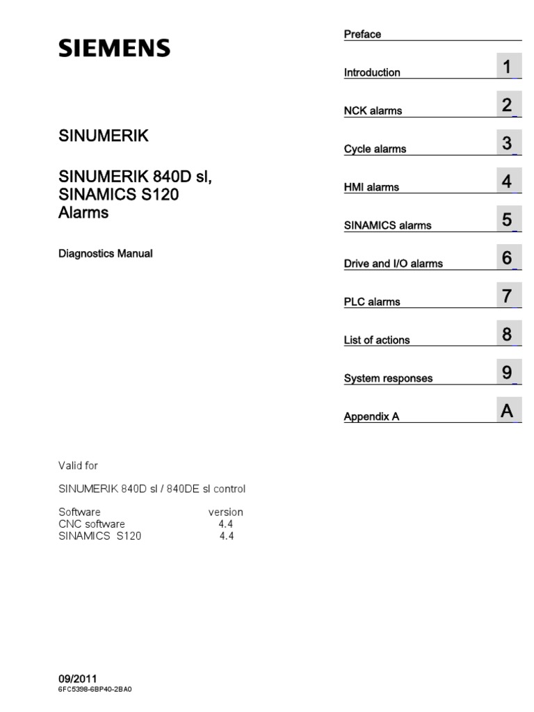 Siemens Alarm PDF | PDF | Programmable Logic Controller | Numerical Control