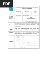 0005 SOP Pemeriksaan Art. Elbow Joint SUDAH | PDF