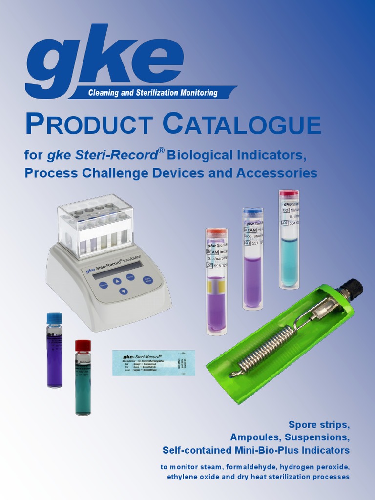 Product Catalogue Biological Indicators, Process Challenge Devices and ...