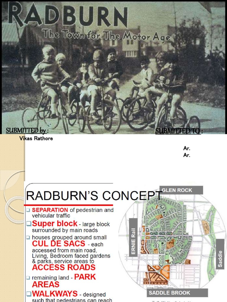 Radburn City | PDF | Street | Urban Planning