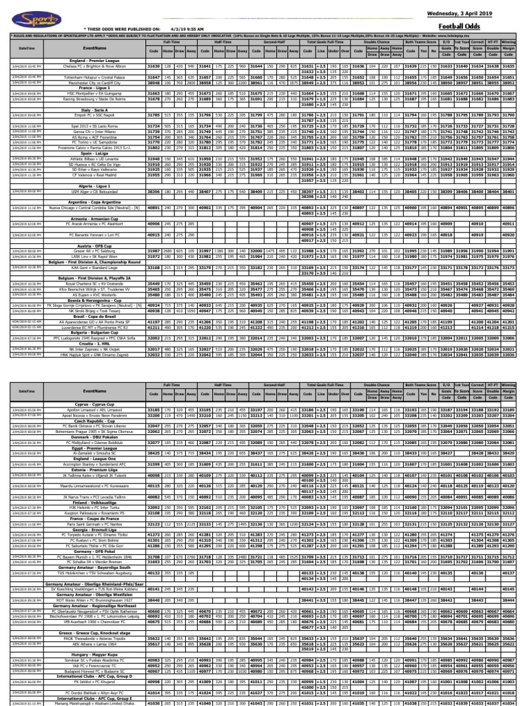 Fixtures PDF | PDF | Sports Leagues | National Association Football ...