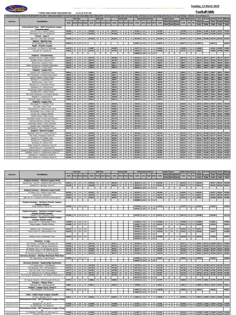 Fixtures PDF | PDF | Football Teams | Sports Teams