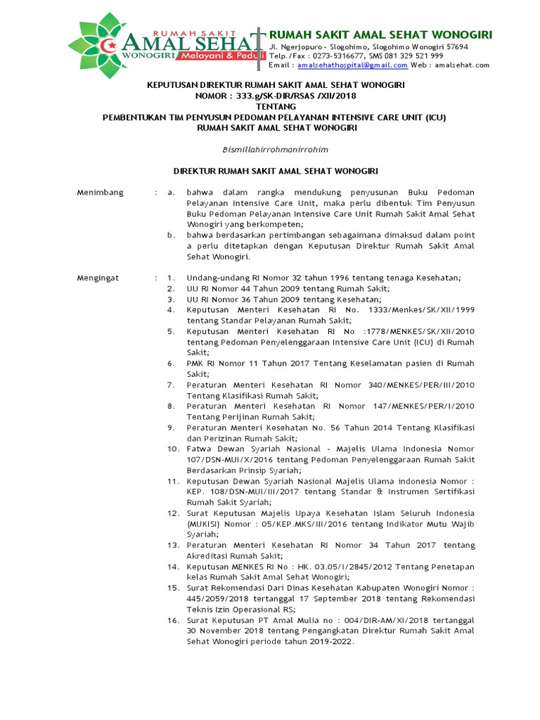 SK Tim Penyusun | PDF