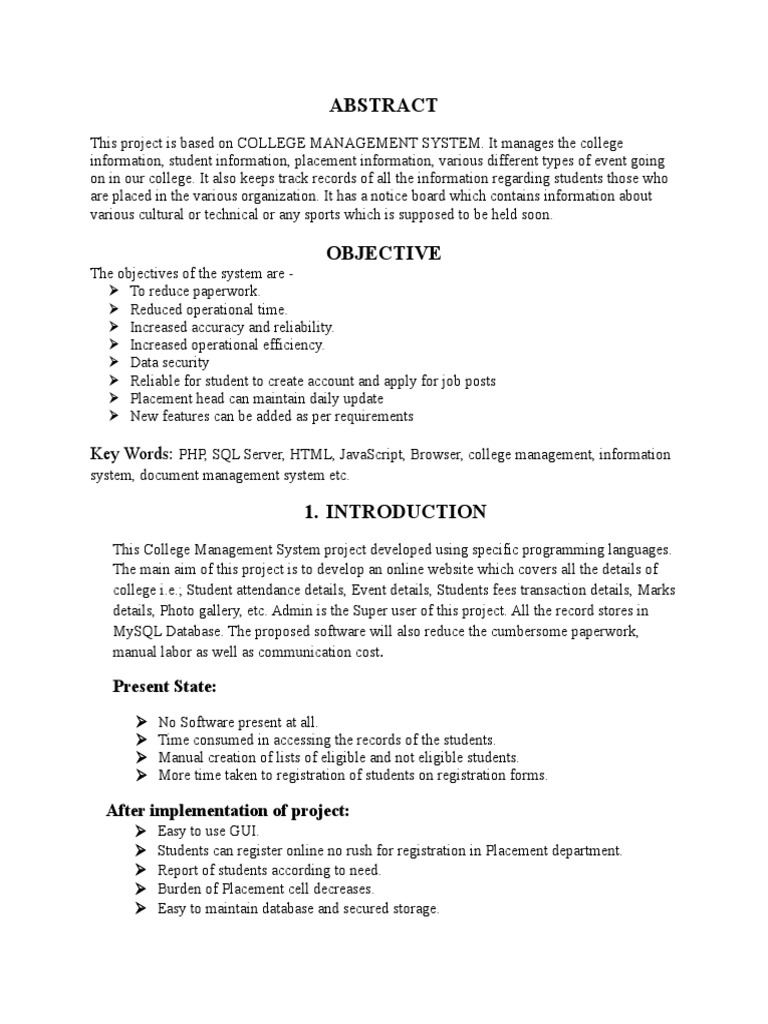 Key Words:: Present State | PDF | Java Script | Cascading Style Sheets