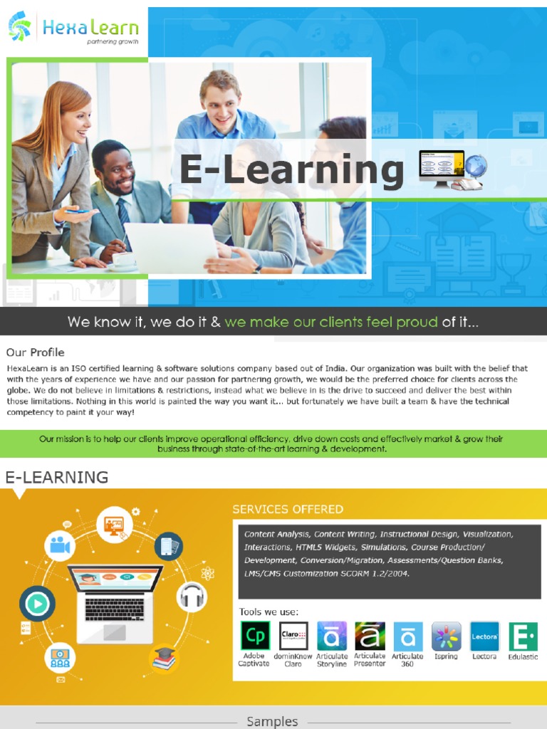 Elearning Brochure | PDF