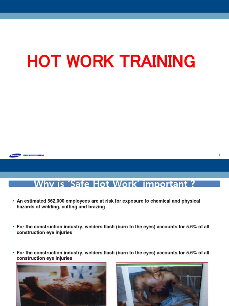 Hot Work Safety Training (1122) | PDF | Welding | Construction