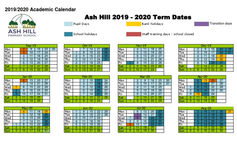 2019 To 2020 Term Dates | PDF | Schools