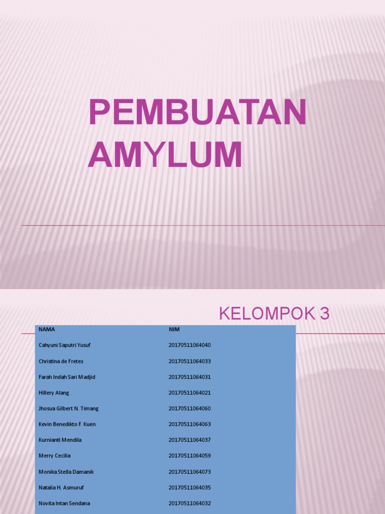 Amylum | PDF