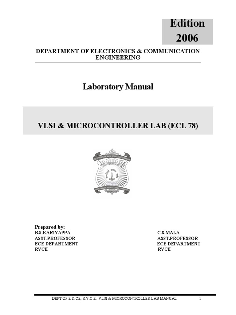 Vlsi Lab Manual | PDF | Cmos | Logic Gate Vlsi Lab Manual | PDF | Cmos | Logic Gate