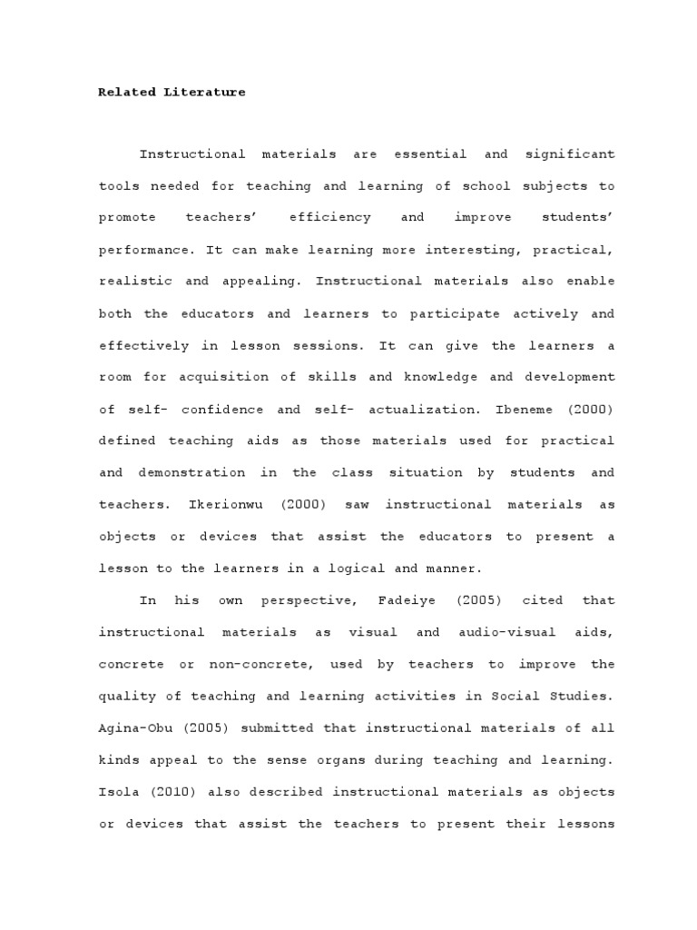 Introduction For RRL | Download Free PDF | Reading Comprehension | Teachers