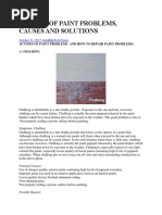 Common Painting Defects and Remedies | PDF | Paint | Materials