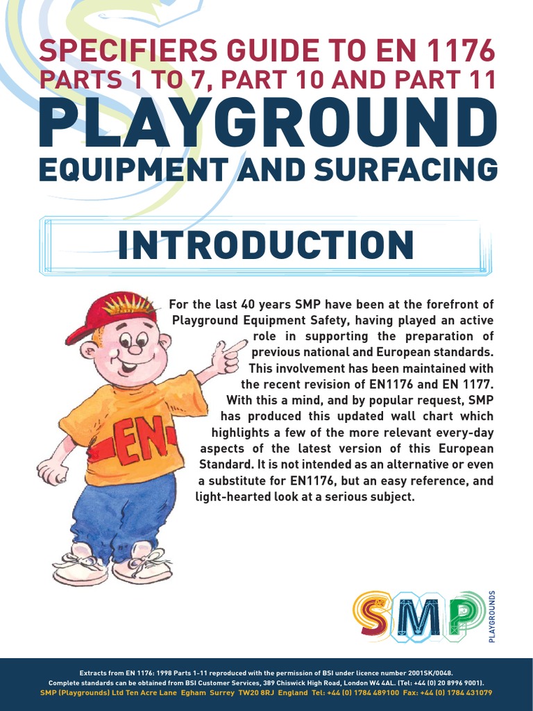Playground Equipment and Surfacing Guide To European Standards SMP ...