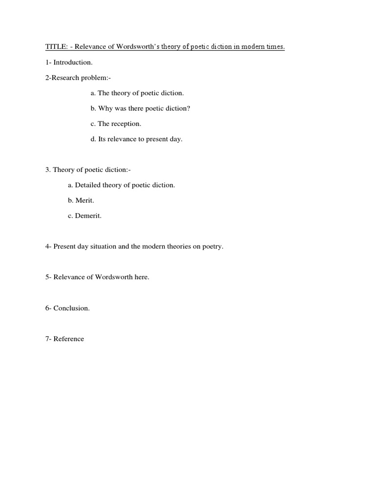 English Project | PDF | Poetry | William Wordsworth