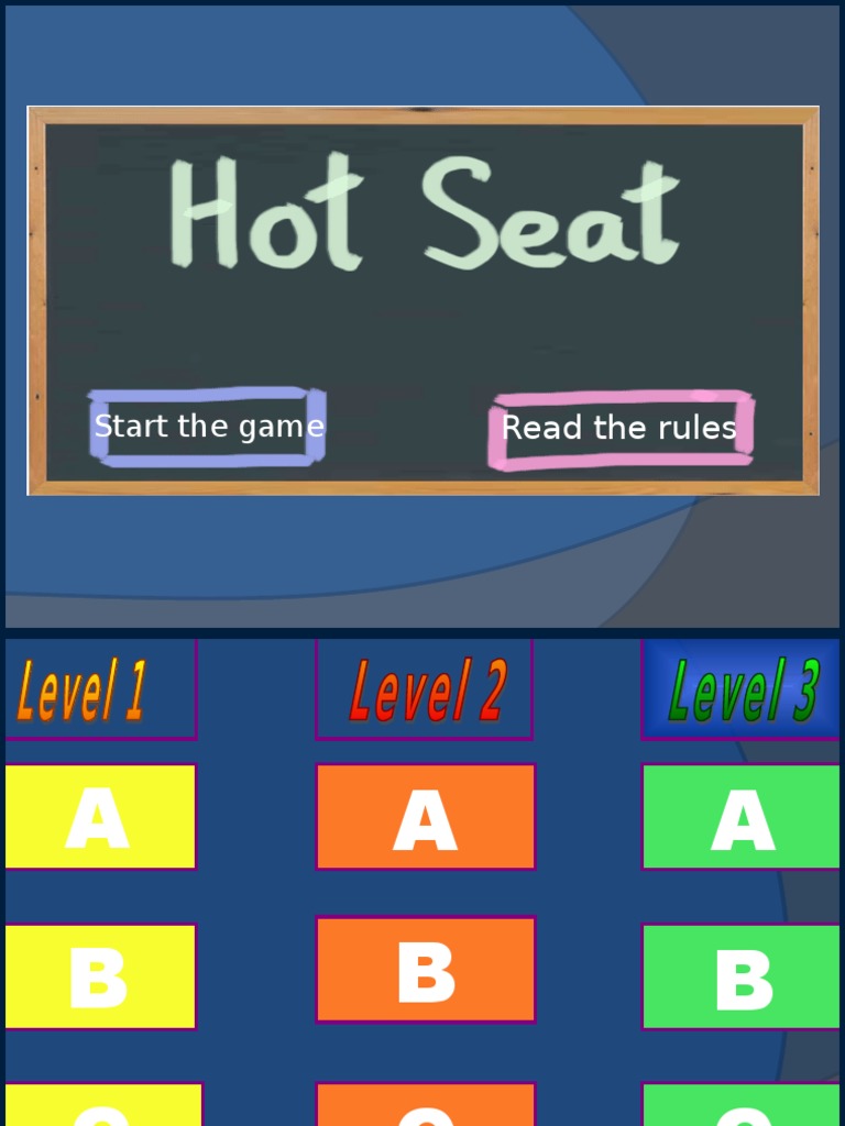 Hot Seat Game Instructions for ESL | PDF | Language Arts & Discipline
