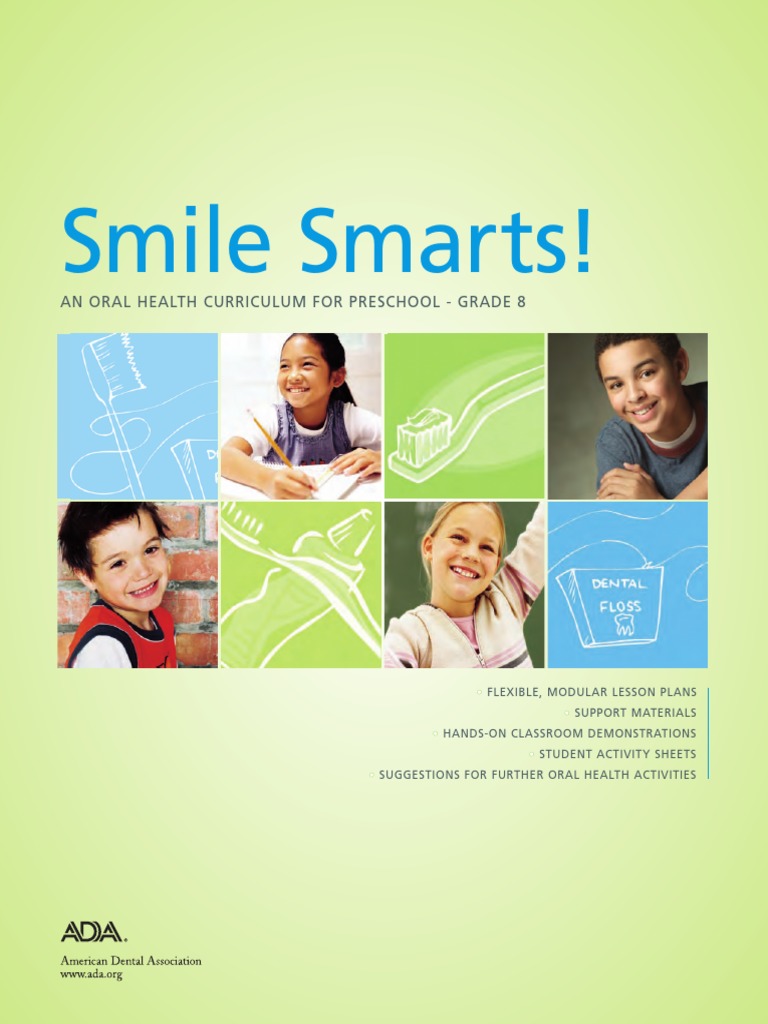 Smile Smarts!: An Oral Health Curriculum For Preschool - Grade 8 | PDF ...