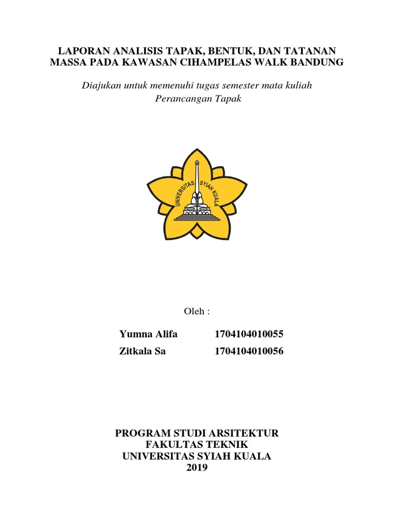 Laporan Analisis Tapak | PDF